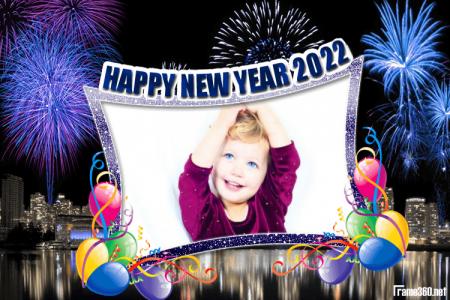 New Year Red Frame 2023